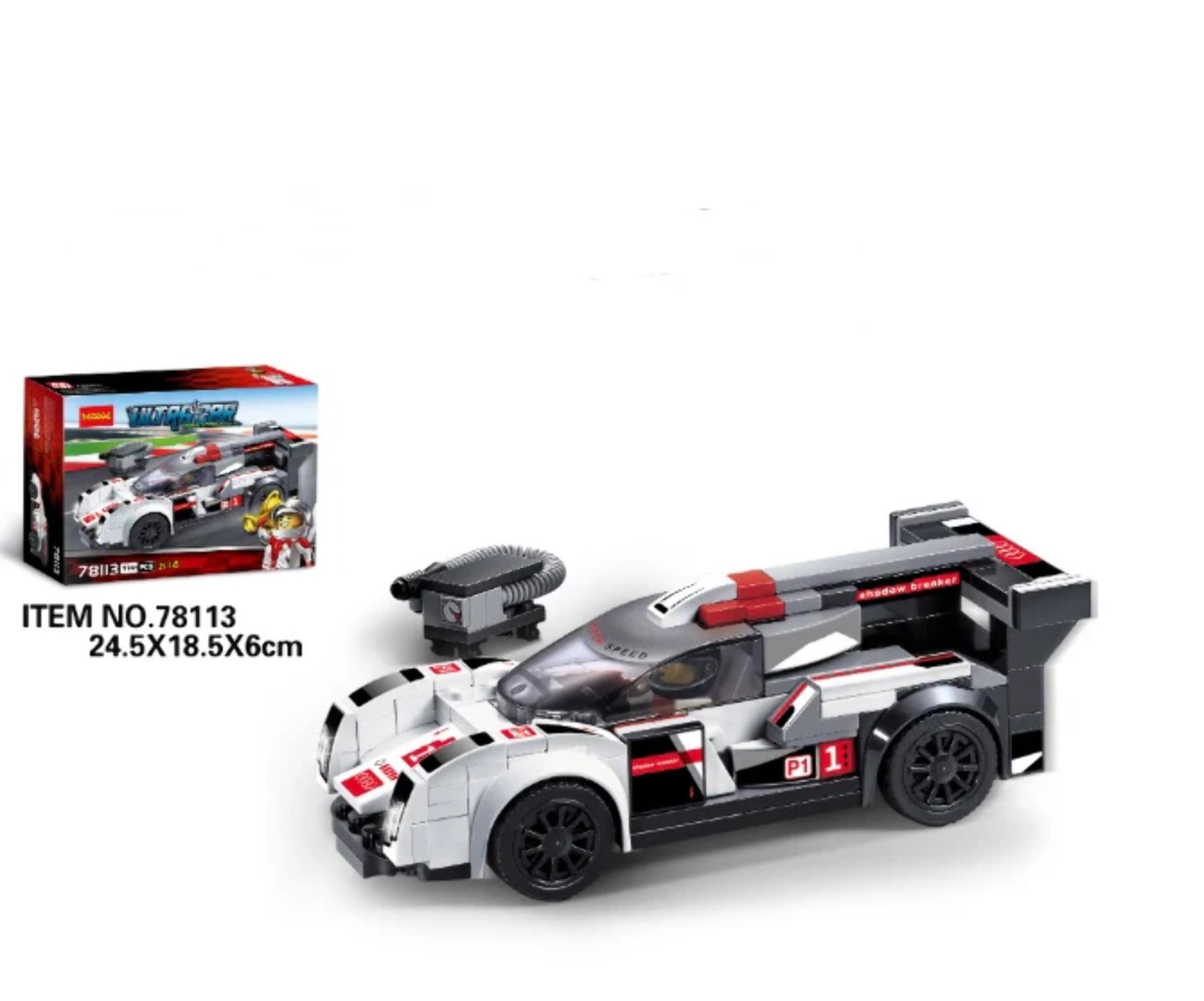 super-racers-supercar-racing-car-building-blocks - Walmart.com
