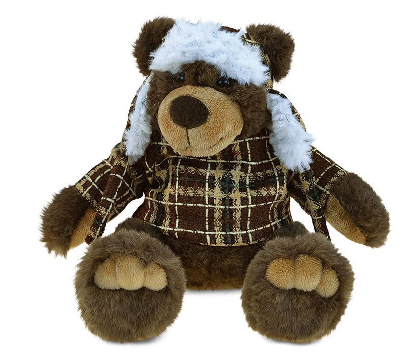 super soft plush with clothes brown bear - Walmart.com