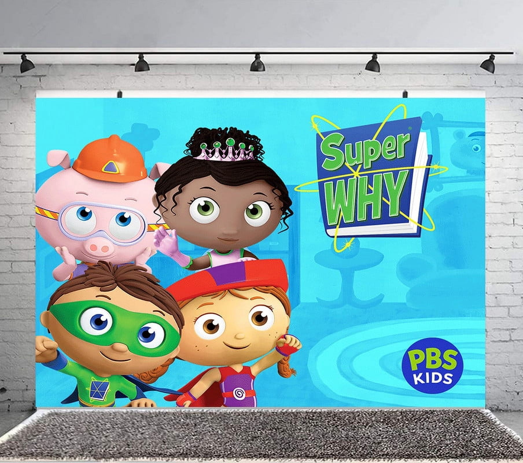 super why Backdrop Banner Party Supplies Poster Movie Theme Background ...