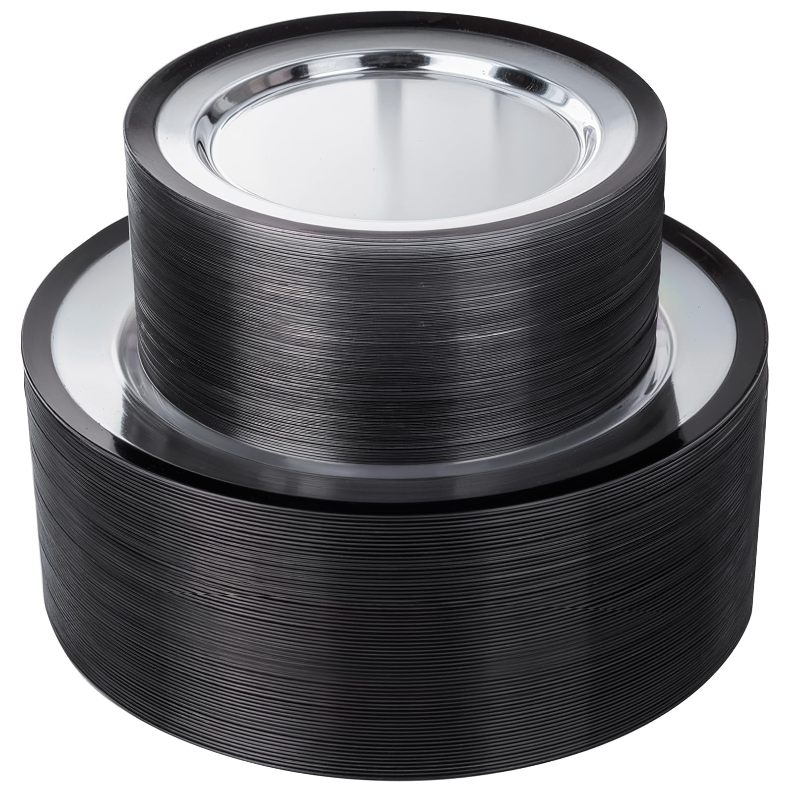 supernal 120pcs Plastic SSF20 Plates Clear and Party Plates Disposable ...