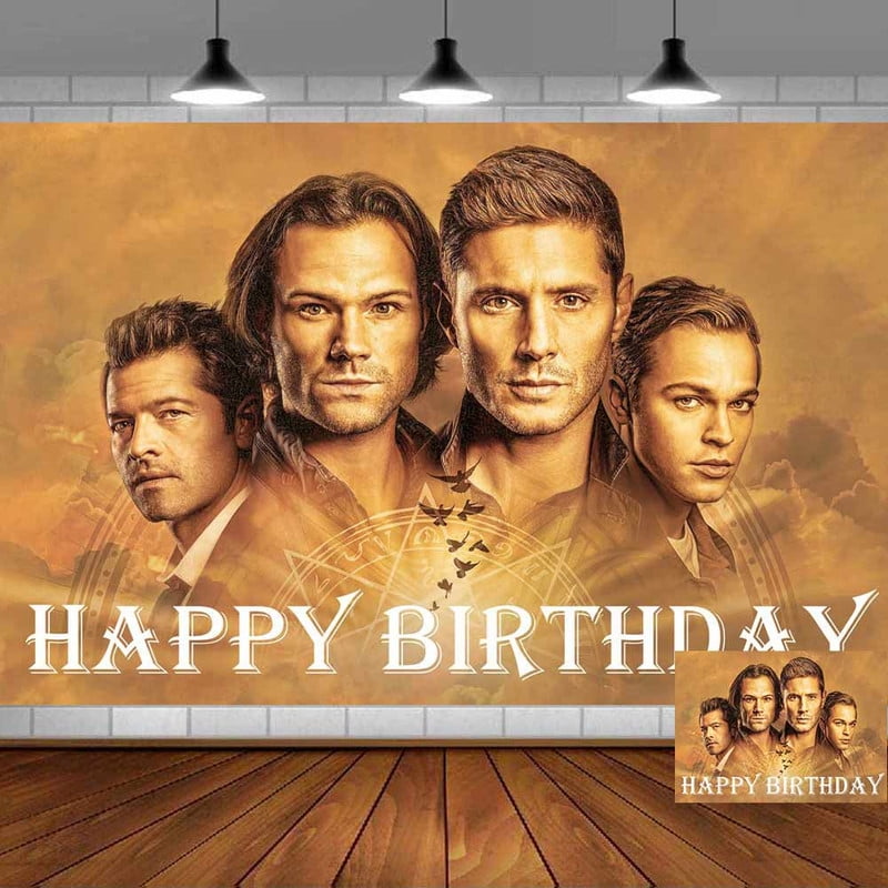 supernatural Backdrop Banner Party Supplies Poster Movie Theme ...