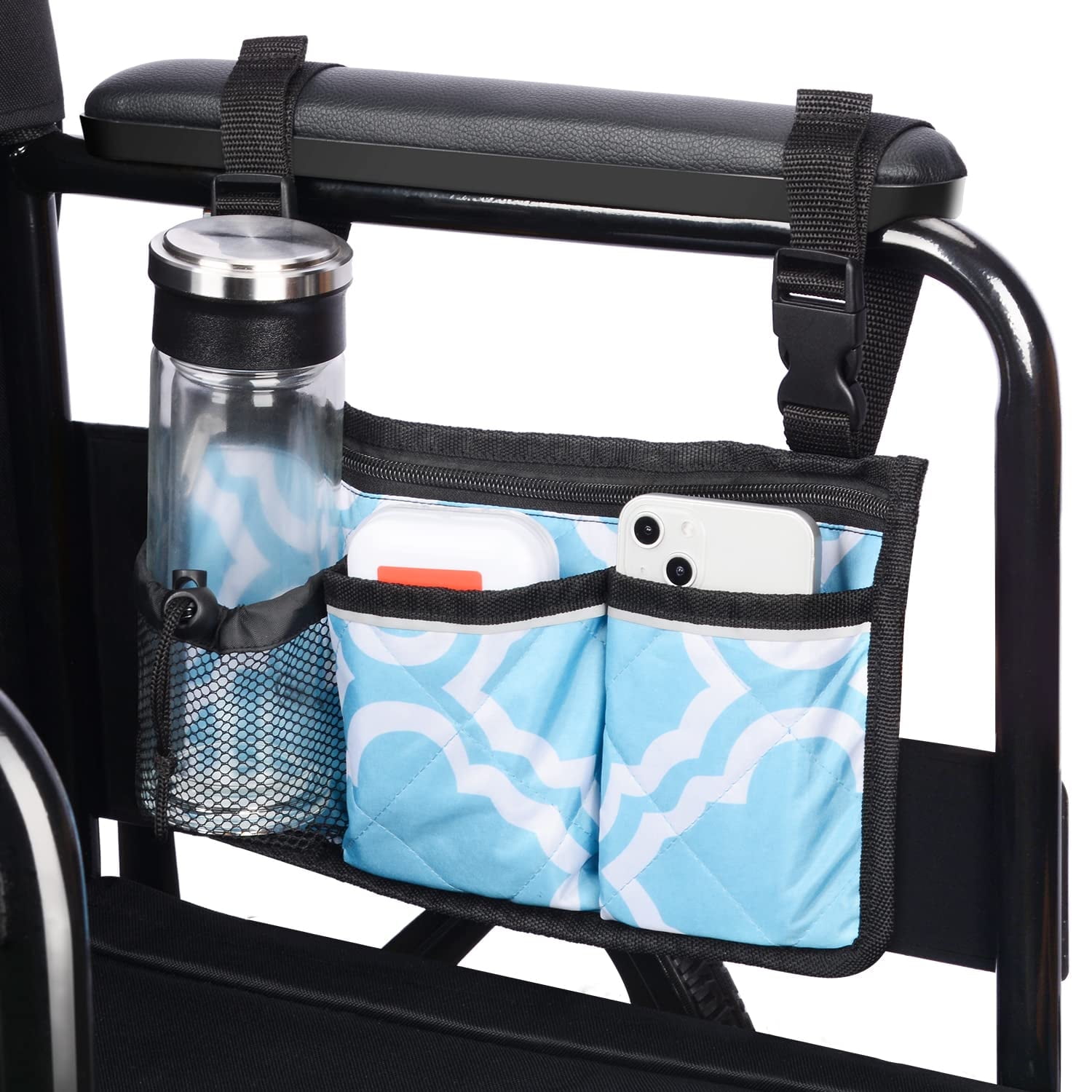 SupreGear 6 Pocket Walker Organizer Bag with Reflective Stripes and ...