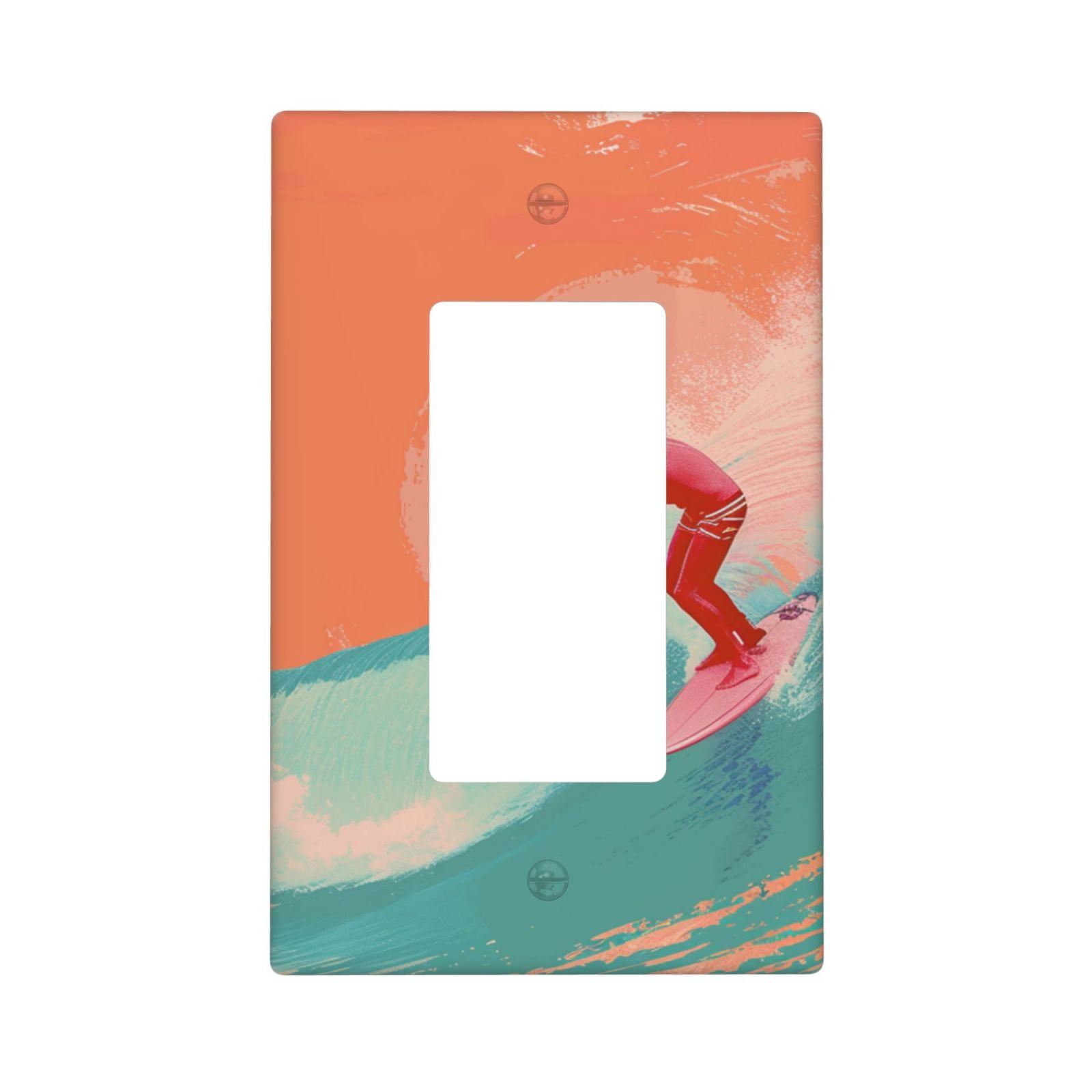 surfing Switch Cover Decorative Wall Plate / 1-Gang / Standard Size ...