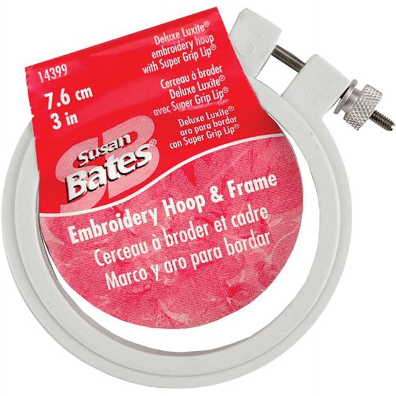 susan bates plastic deluxe super grip embroidery hoop, 4-inch - Walmart.com