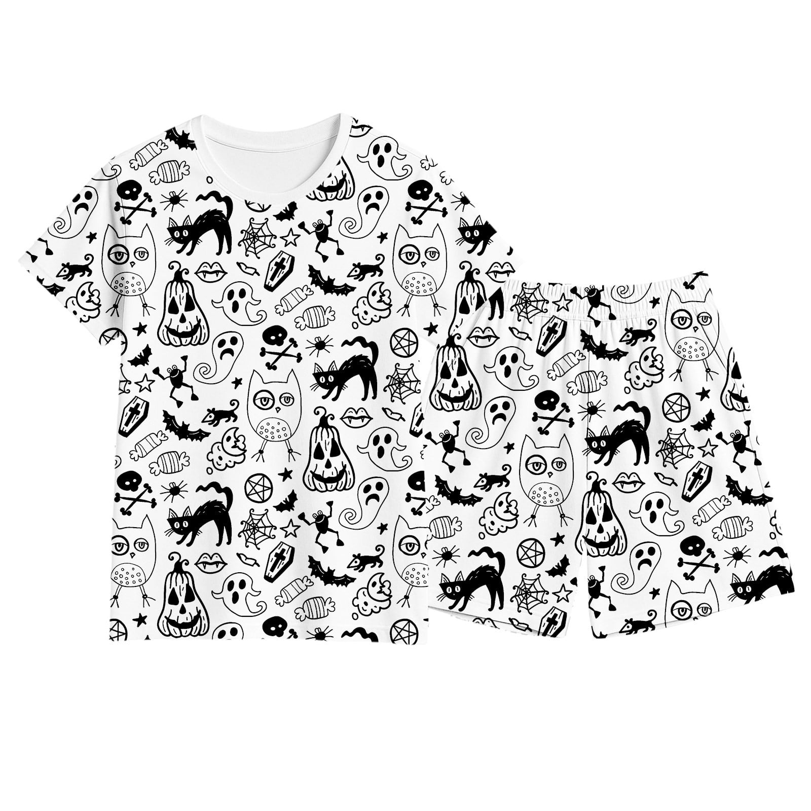 sususu Halloween Outfits for Kids,Girls DIY Coloring Halloween Set ...