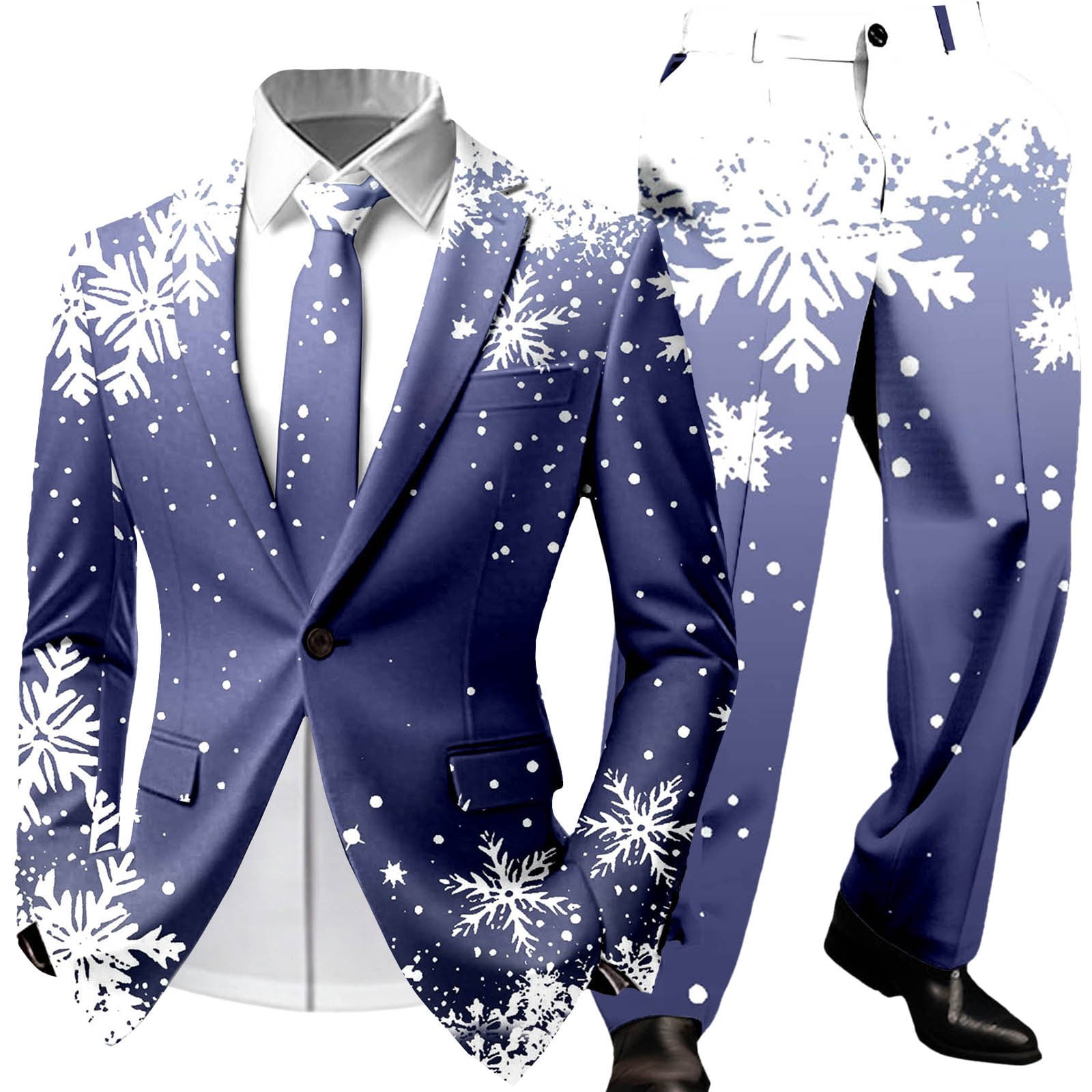 sususu Slim Fit Men's Suit,Stylish Men's Printed Suit for Festive ...
