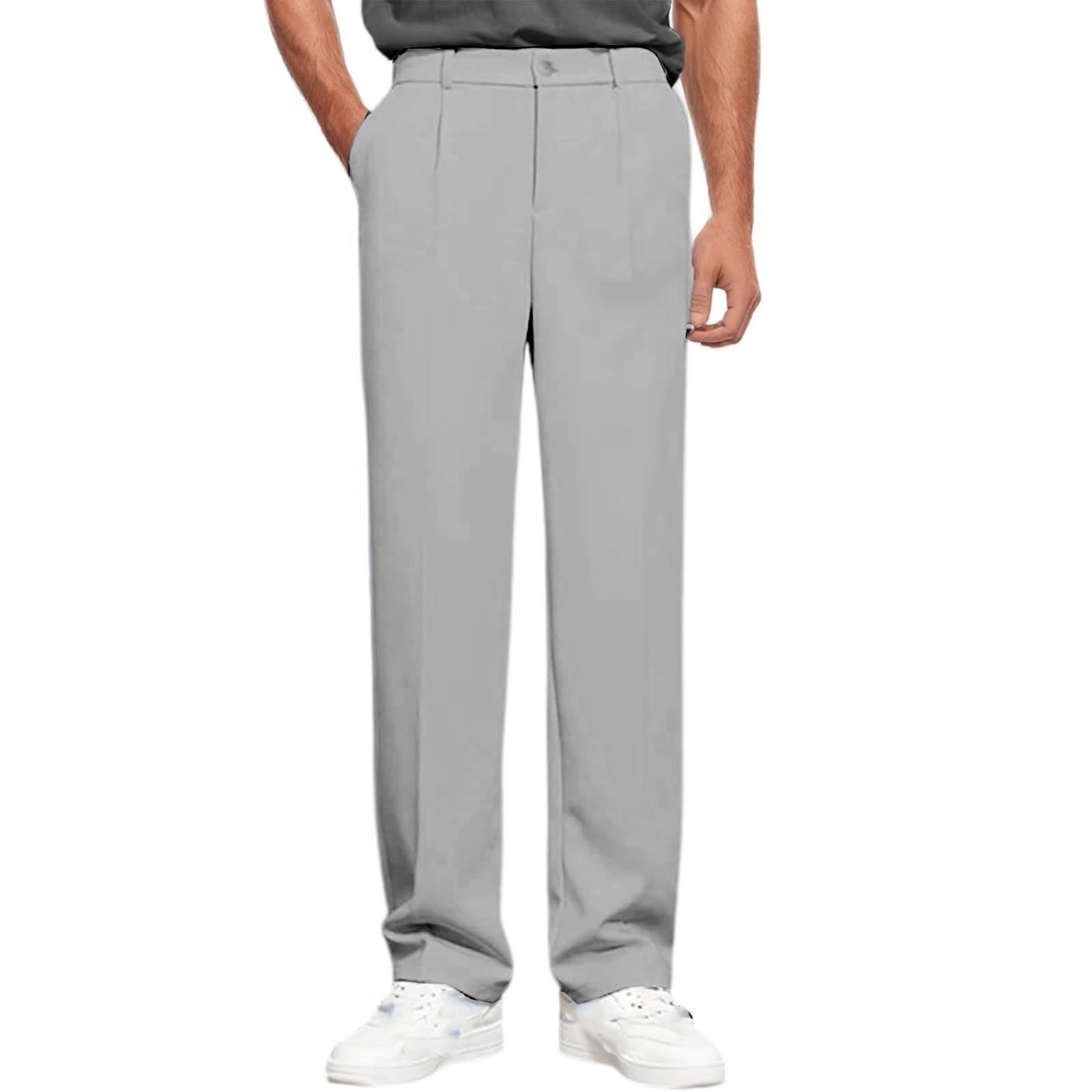 sususu Sweatpants for Men Tall,Men's Slim Fit Casual Dress Trousers ...