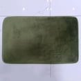 suxuMhao Bath Rugs, Dark green Memory Foam Bath Mat, Non Slip & Water ...