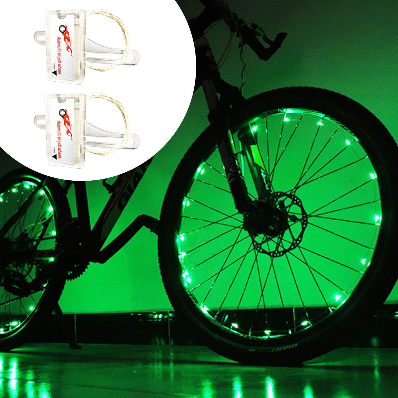 suyin 2 Tire Pack Led Bike Wheel Lights Ultra Bright Waterproof Bicycle ...