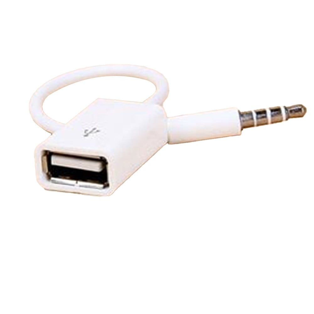 suyin 3.5Mm Male Audio Aux To Usb 2.0 Female Converter Adapter Cable ...