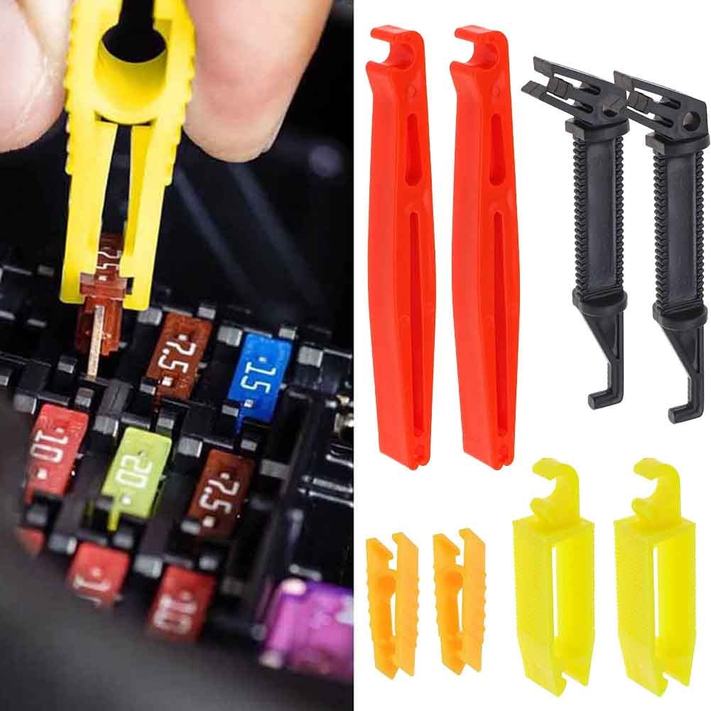 suyin 8Pcs Car Fuse Puller Fuse Clip Tool Extractor Removal Universal ...