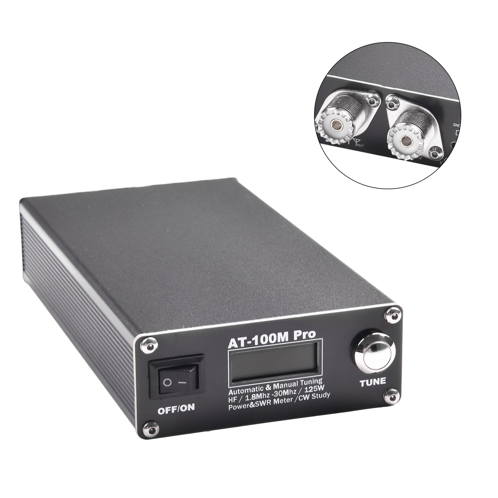 suyin At100M Pro Antenna Tuner Supports Morse Exerciser Standing Wave ...