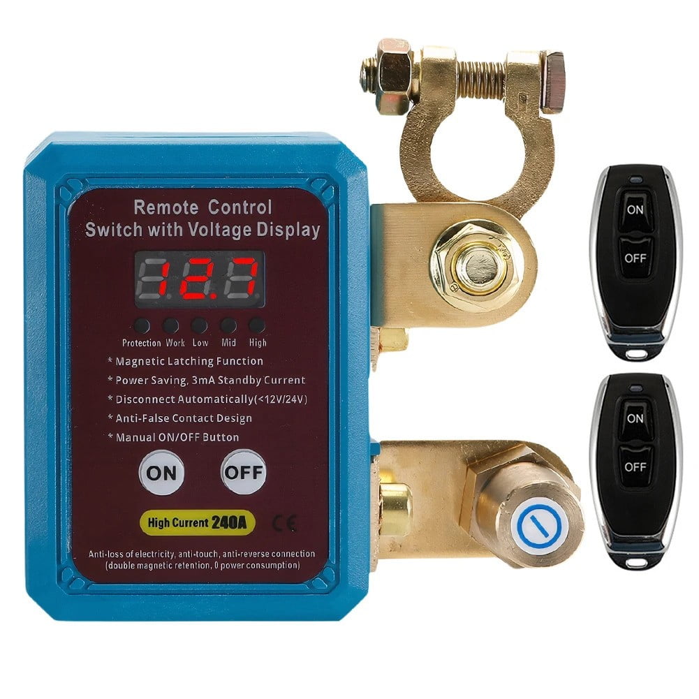 suyin Remote Battery Disconnect Switch 12V 240A Battery Kill Switch ...