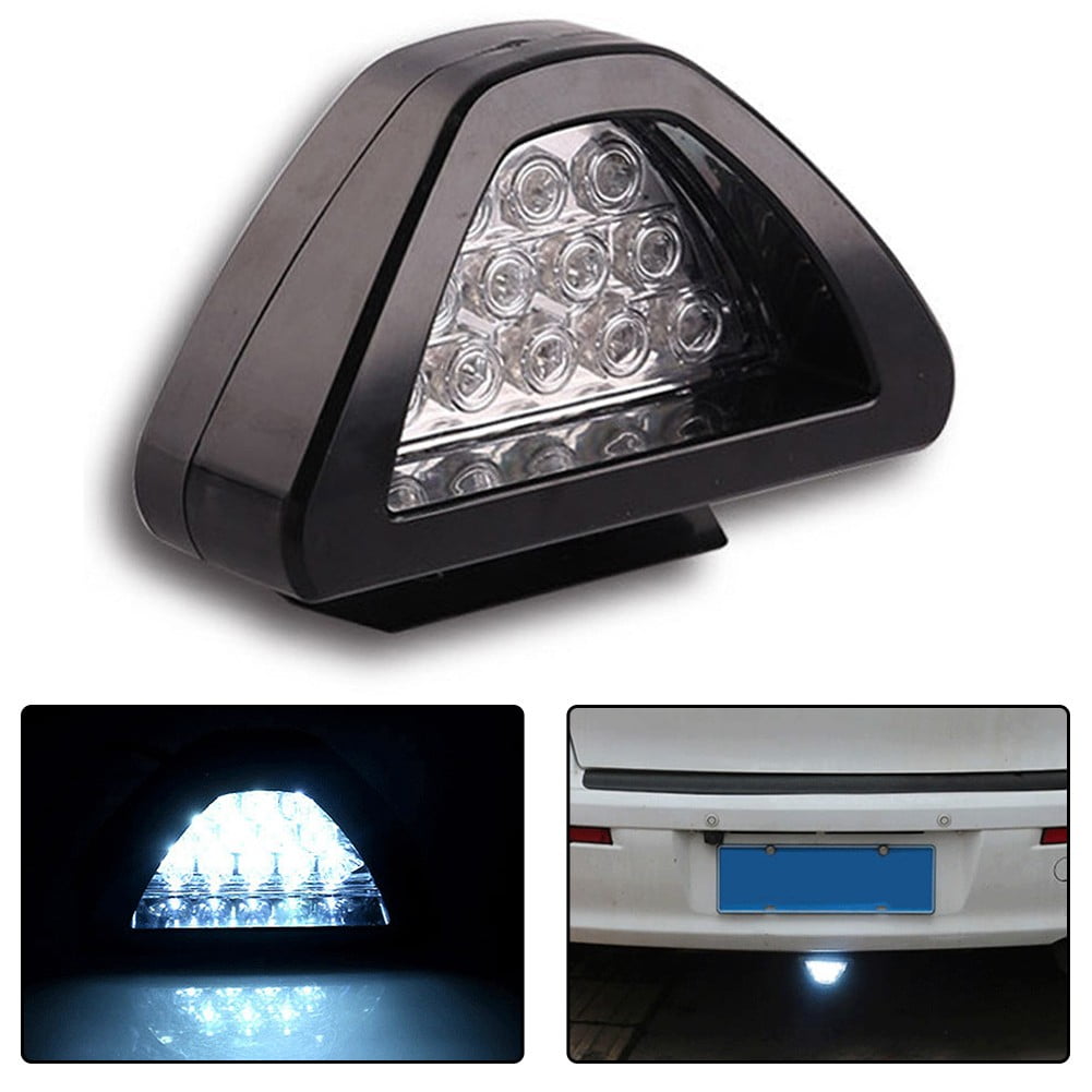 suyin Universal Add-On White 12Led Car Third Stop Brake Light Tail ...