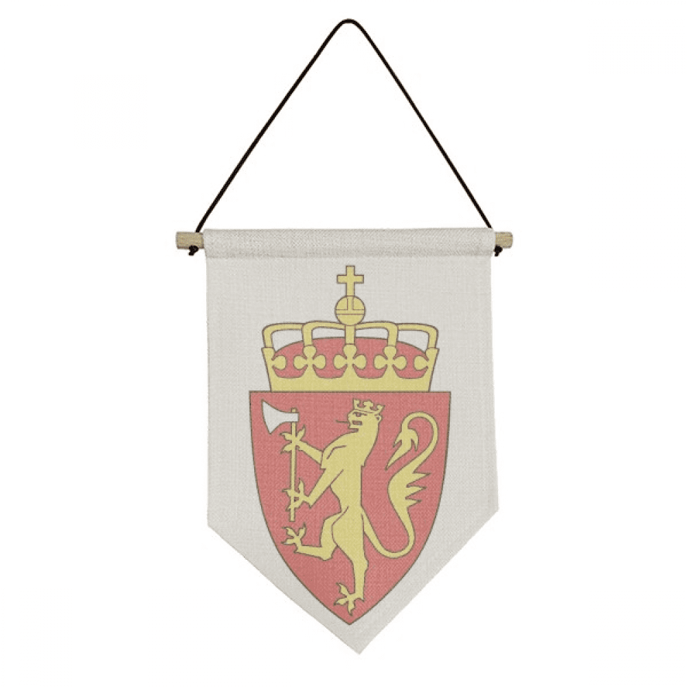 svalbard eu national emblem Canvas Flag Hanging Wall Art Decor Banner ...