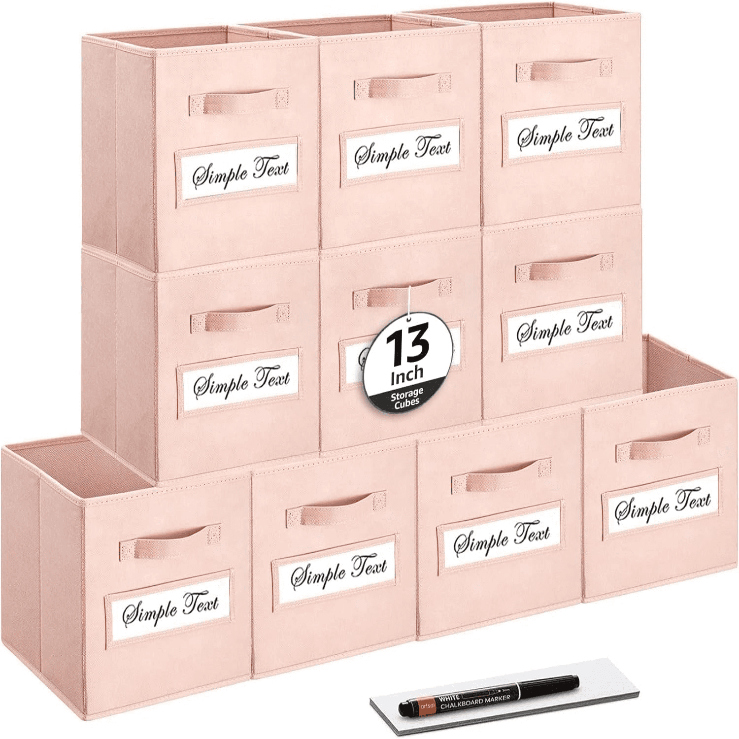 svyibioiu KFHDMCV 11 Inch Storage Cube Storage bin () Foldable Fabric ...