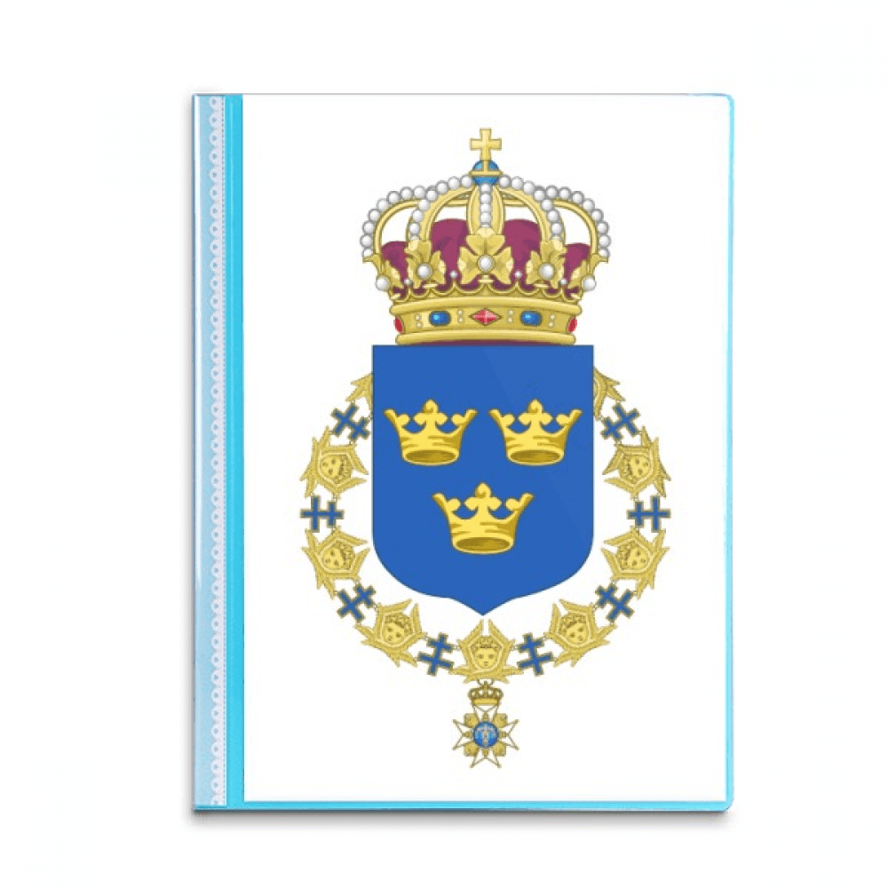 sweden eu national emblem book sheet protectors portfolio binder folder ...