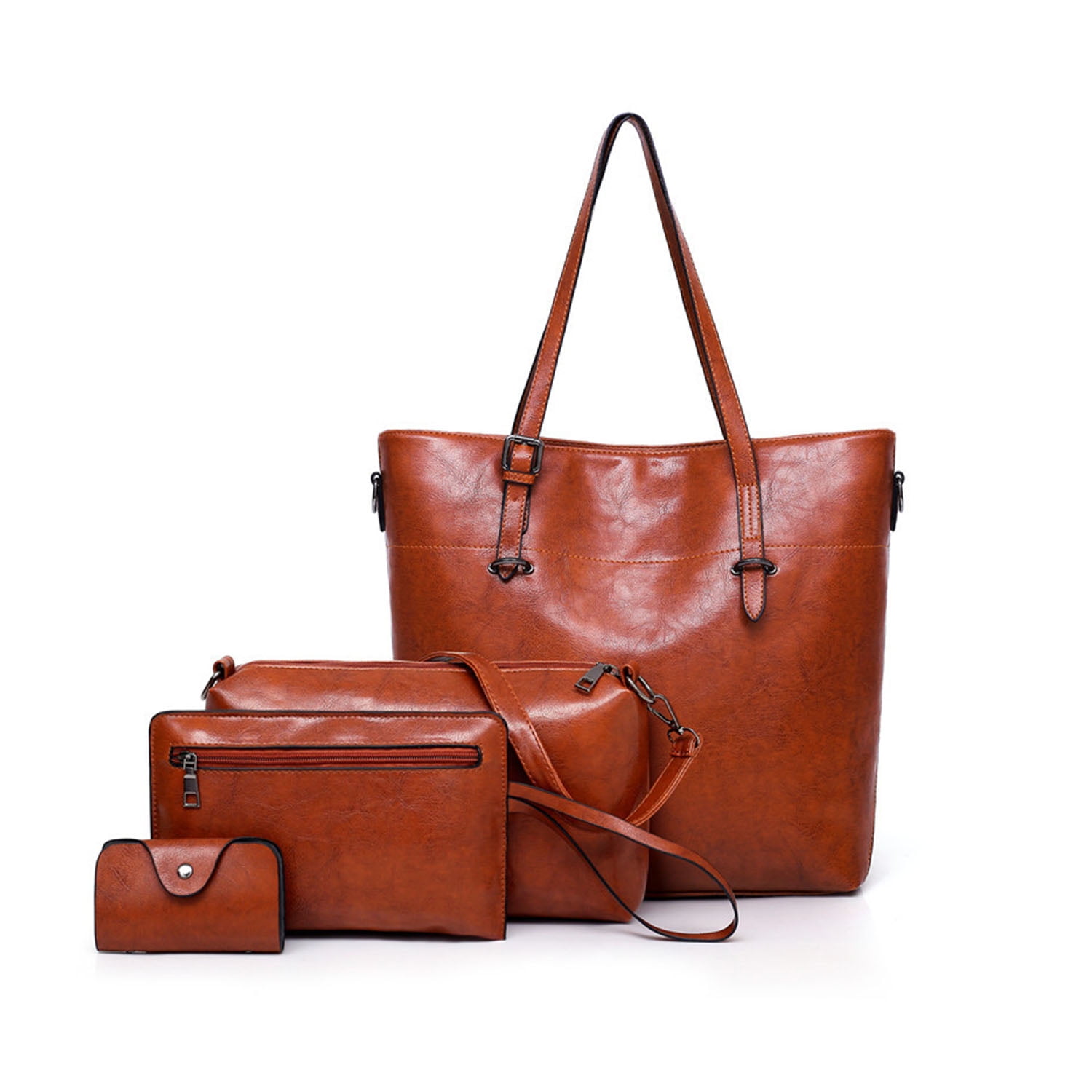 sweetovo Women Vintage Shoulder Bag Leather Tote Purses and Handbags ...