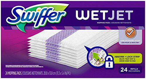 swiffer wet jet mopping pad refills - original - 24 ct - Walmart.com