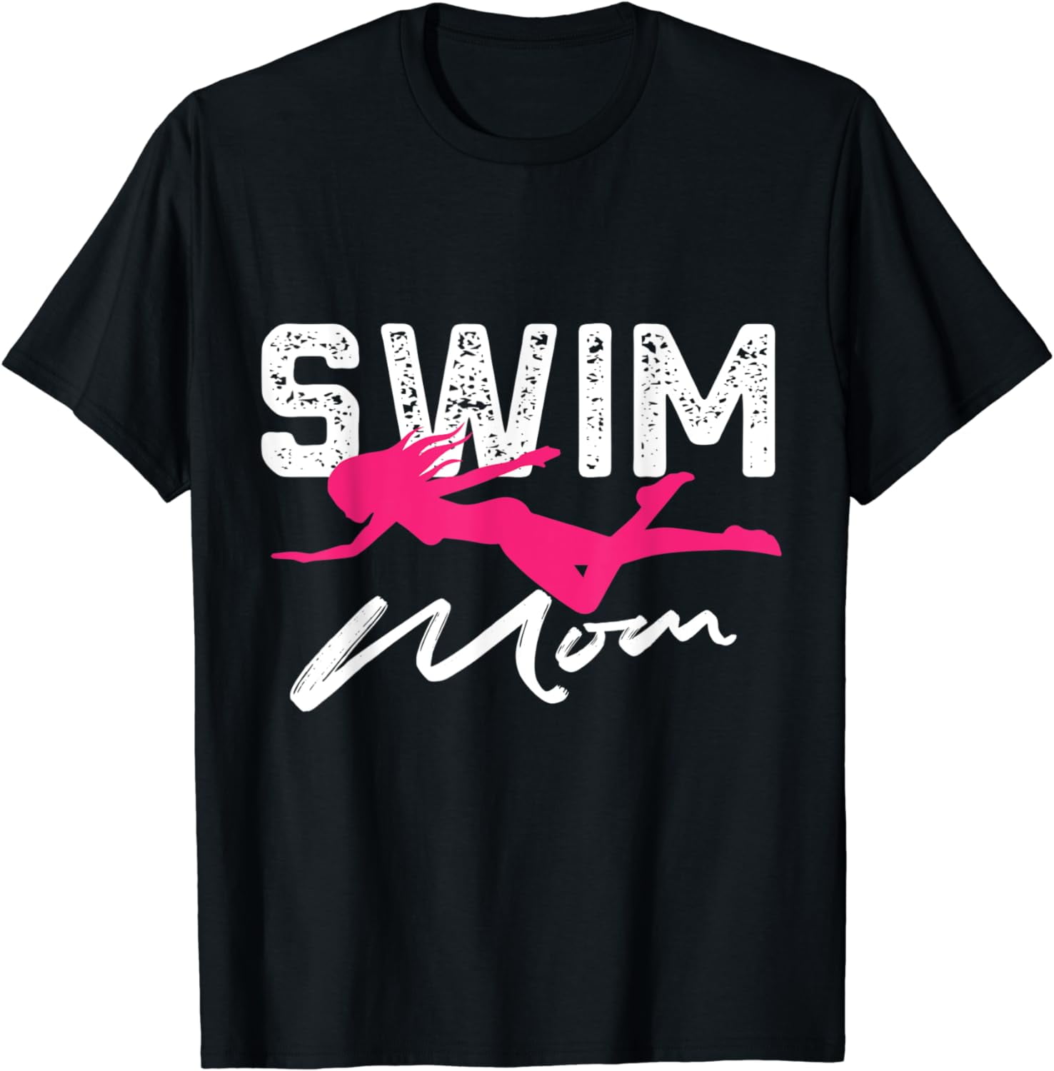 swim mom Design for a swimming fan T-Shirt - Walmart.com