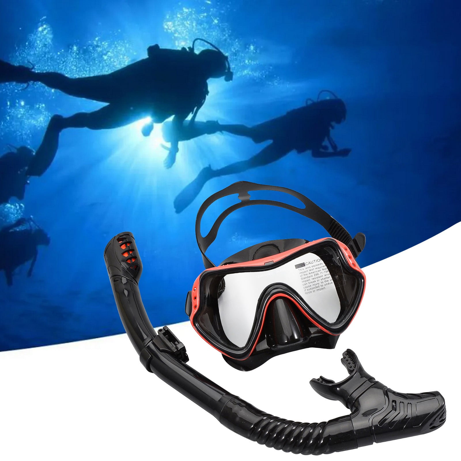 swimming pool float Diving Goggles Snorkeling Two Breathing Tube Suit ...