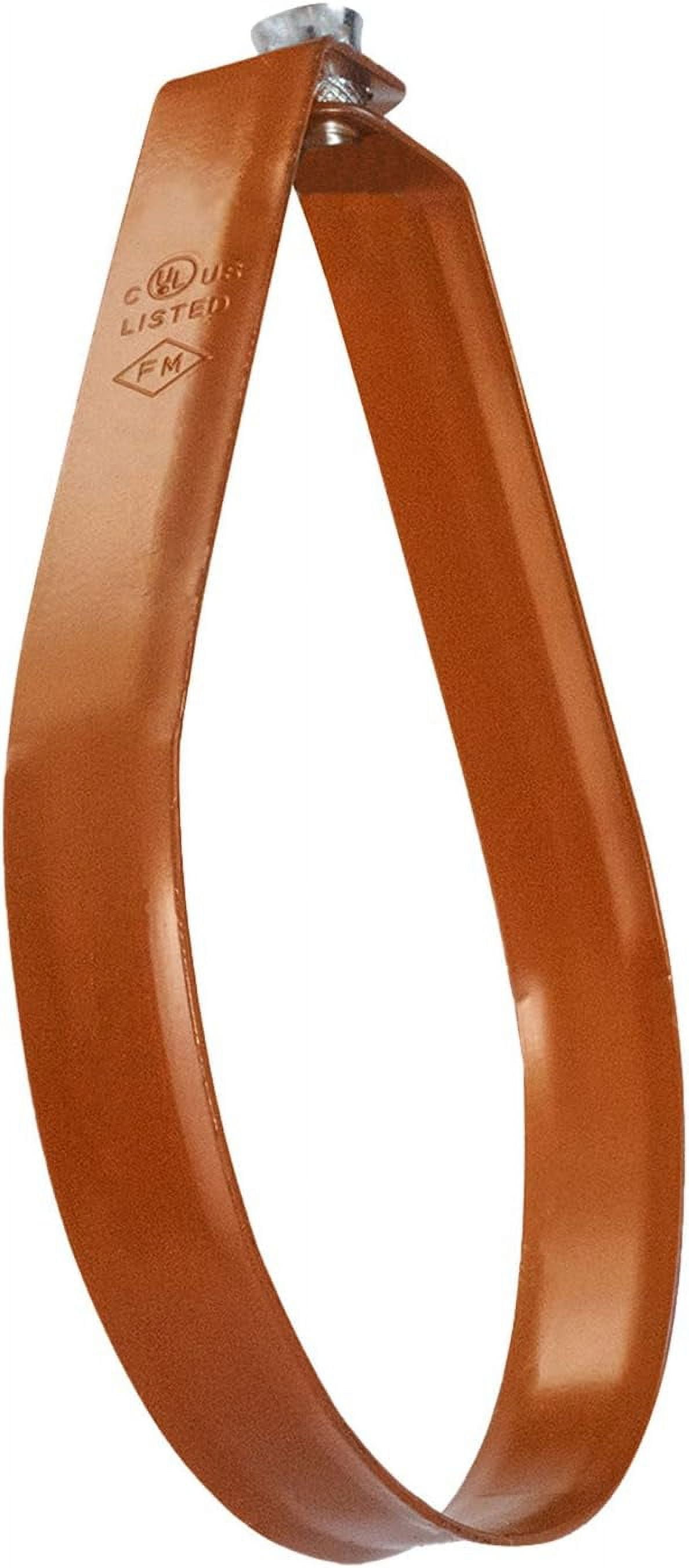 Swivel Loop Pipe Hanger, Copper Epoxy Coated Steel, 4 in, 4 - Walmart.com