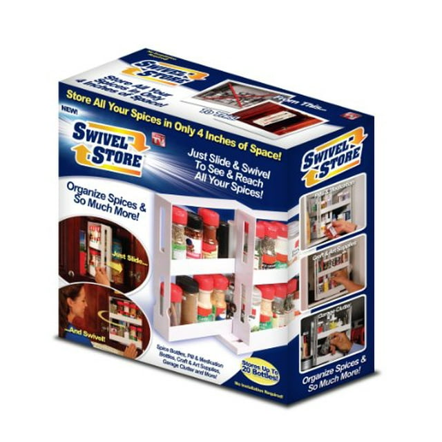 Swivel Store Organizer Storage System - As Seen on TV (Pack of 2 ...