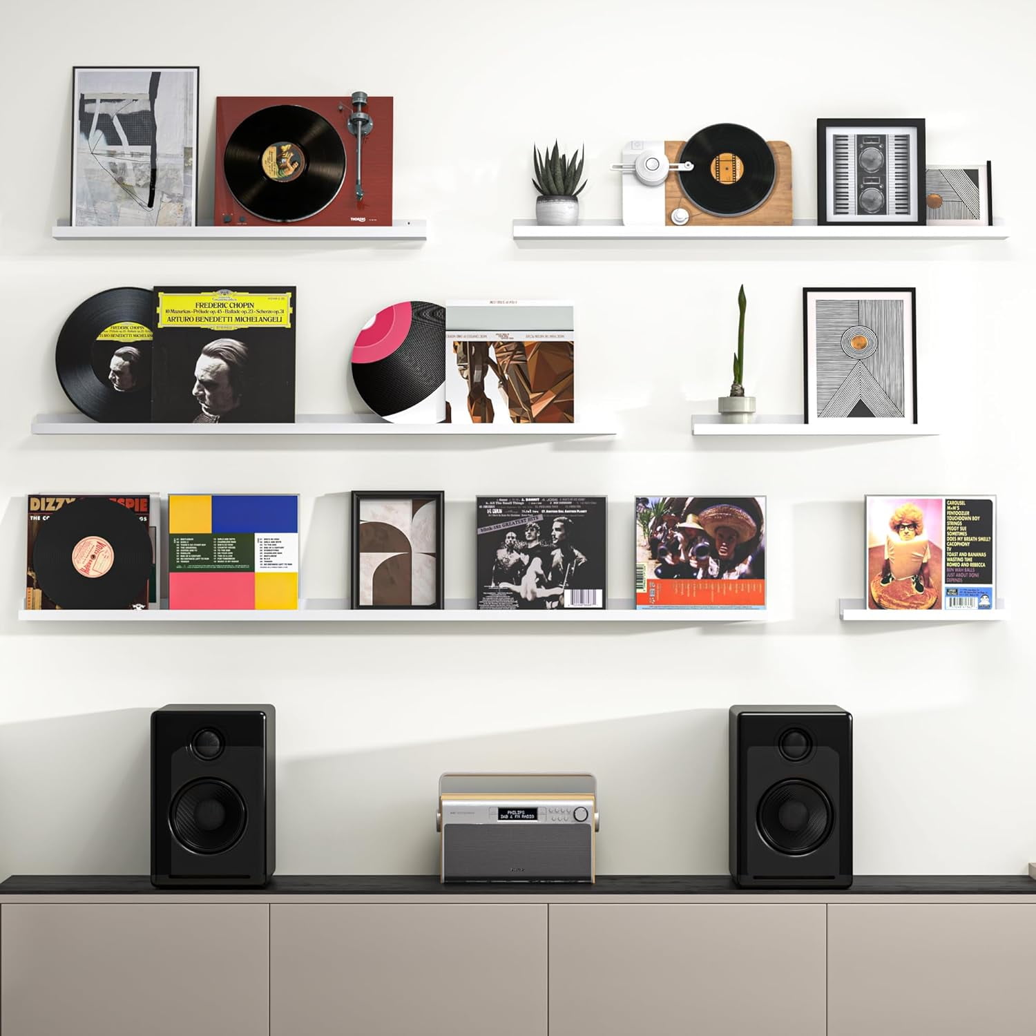 swqazcfr Picture Shelf Floating Shelves 48 Inches Picture Shelf for ...