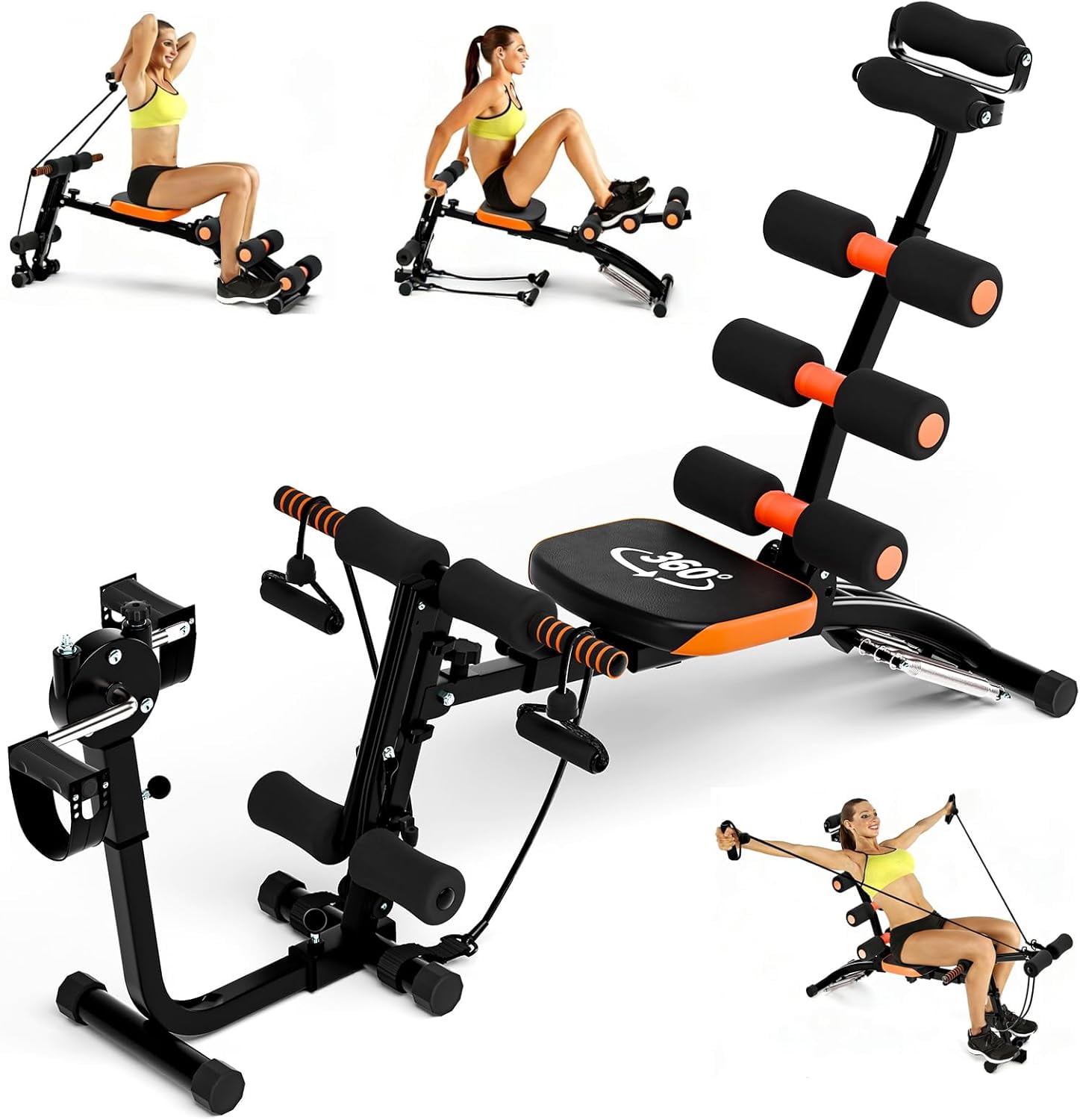 sxvbdway Ab Trainer Machine Weight , Ab Workout for Home Gym, Multi ...