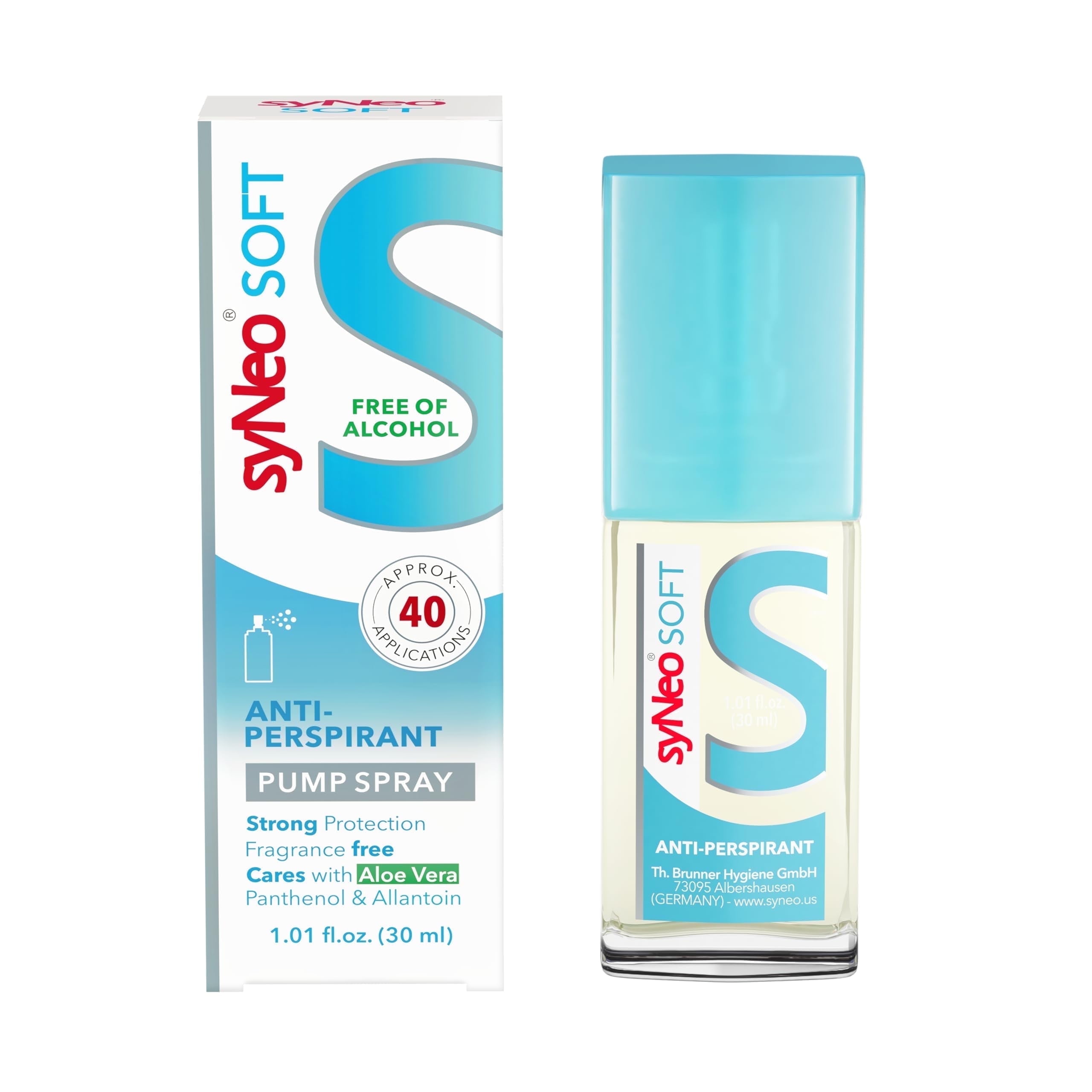 syNeo SOFT Antiperspirant Pumpspray without alcohol, Halal certified ...