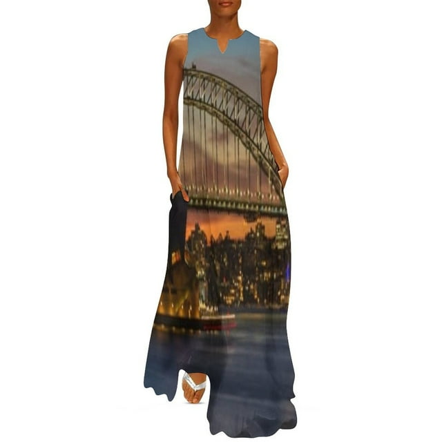 sydney opera house and harbour bridge Long Dress Evening dresses ...