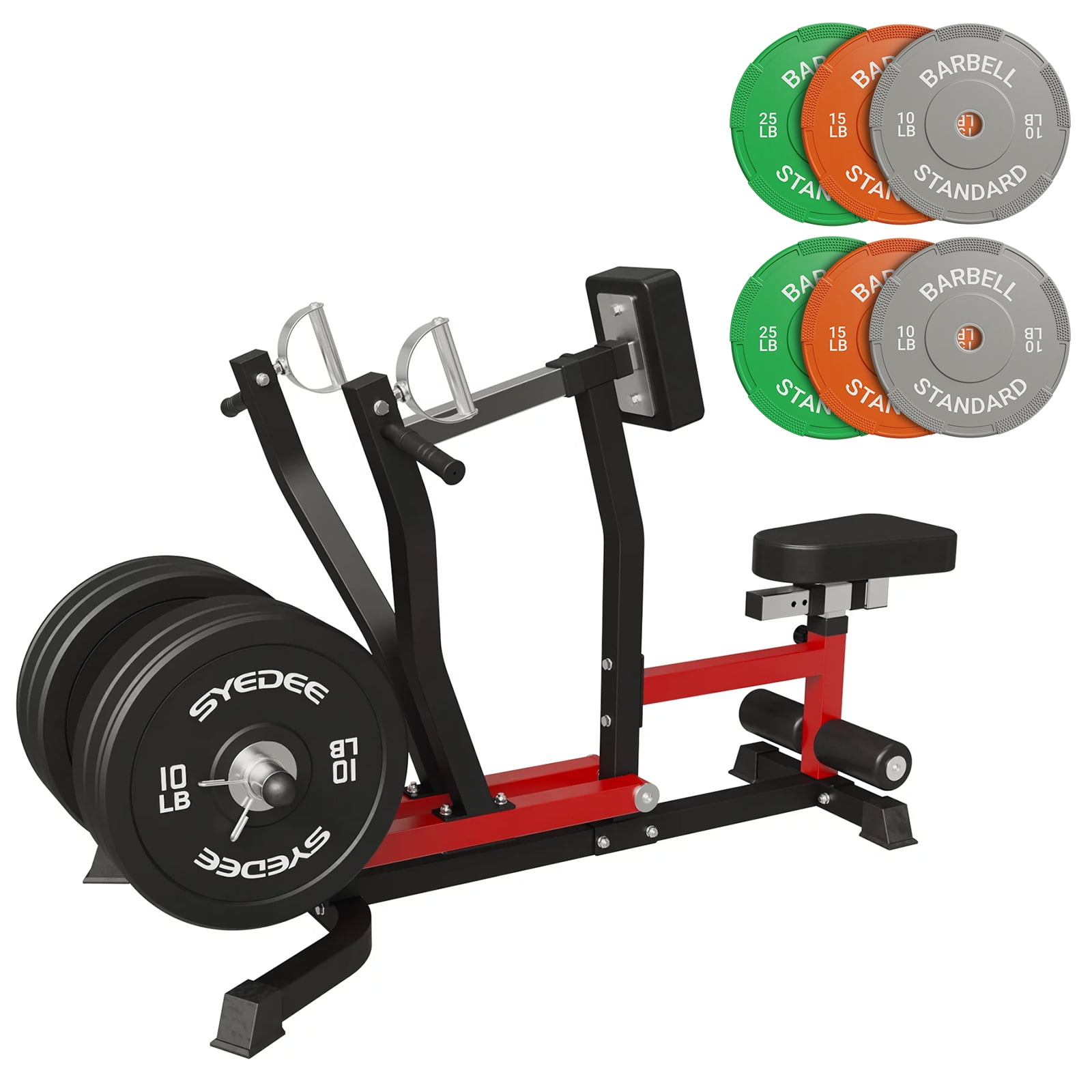 syedee Adjustable Seated Row Machine, Plate Loaded, Independent ...