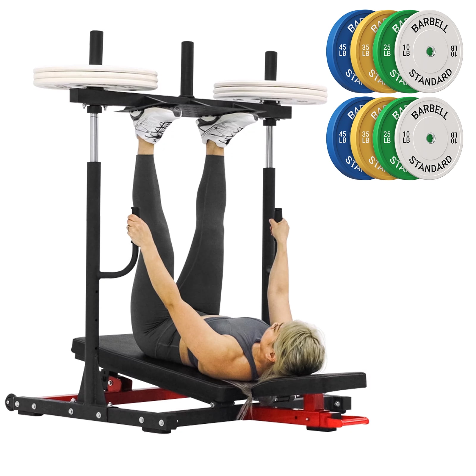syedee Bumper Plates, 2-Inch Olympic Weight Plates for Weight Lifting ...