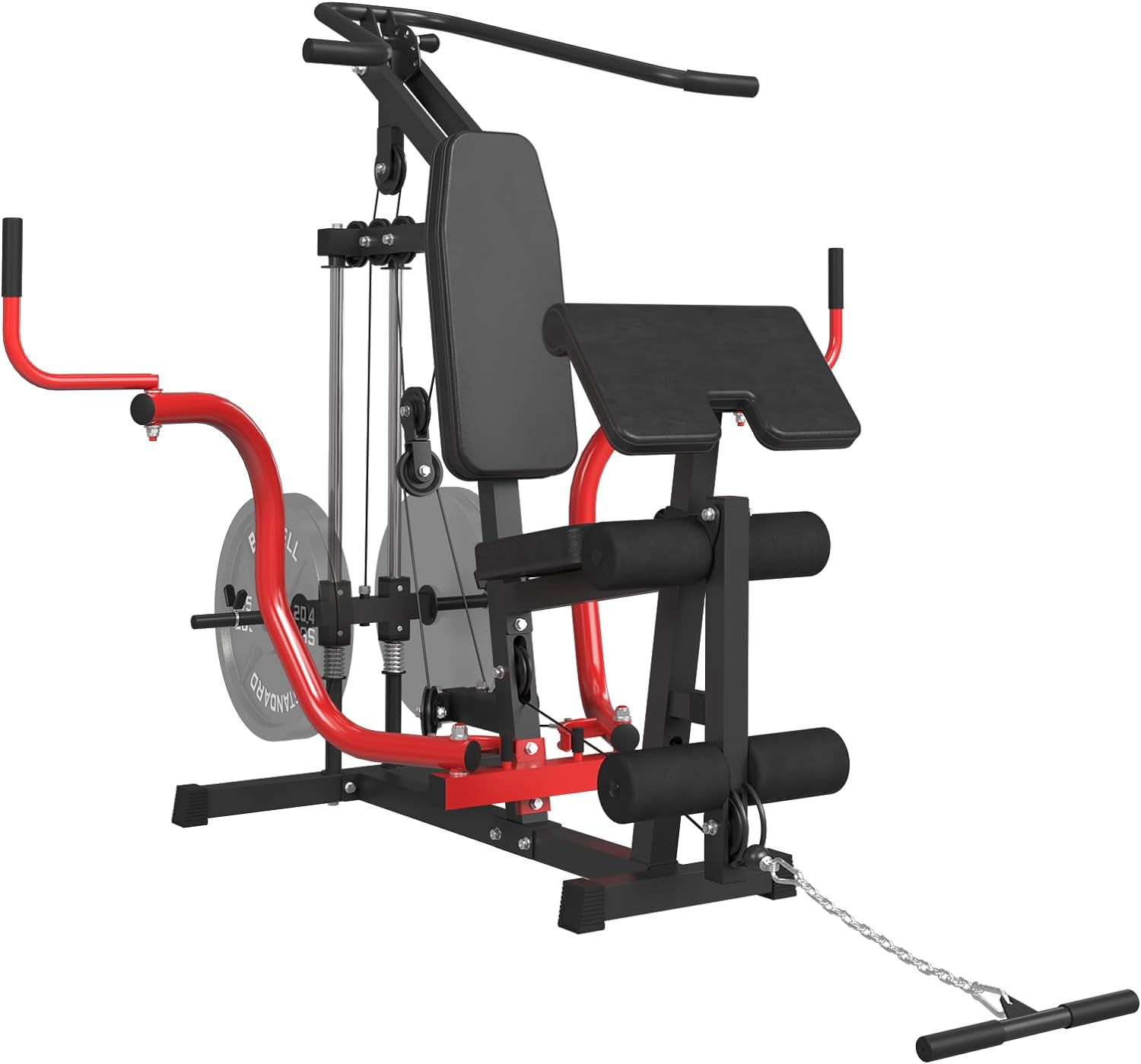 Syedee Home Gym Station, 800lb Capacity, Leg Extension, Chest Fly ...