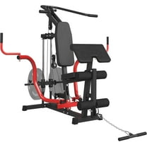 Syedee Multifunctional Home Gym Station - 150LB Weight Stack for Full ...