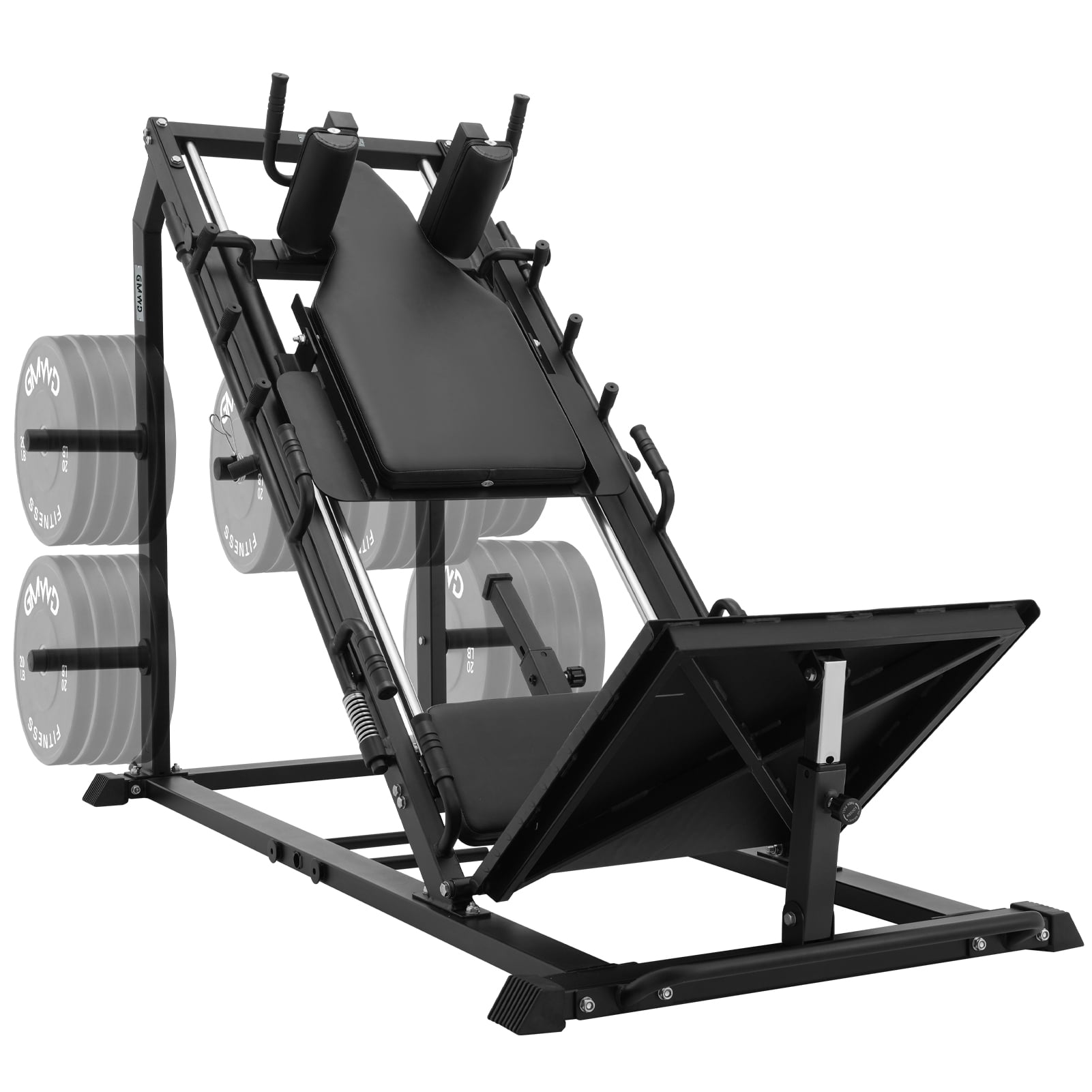 syedee Leg Press Hack Squat Machine with Linear Bearing, Lower Body ...