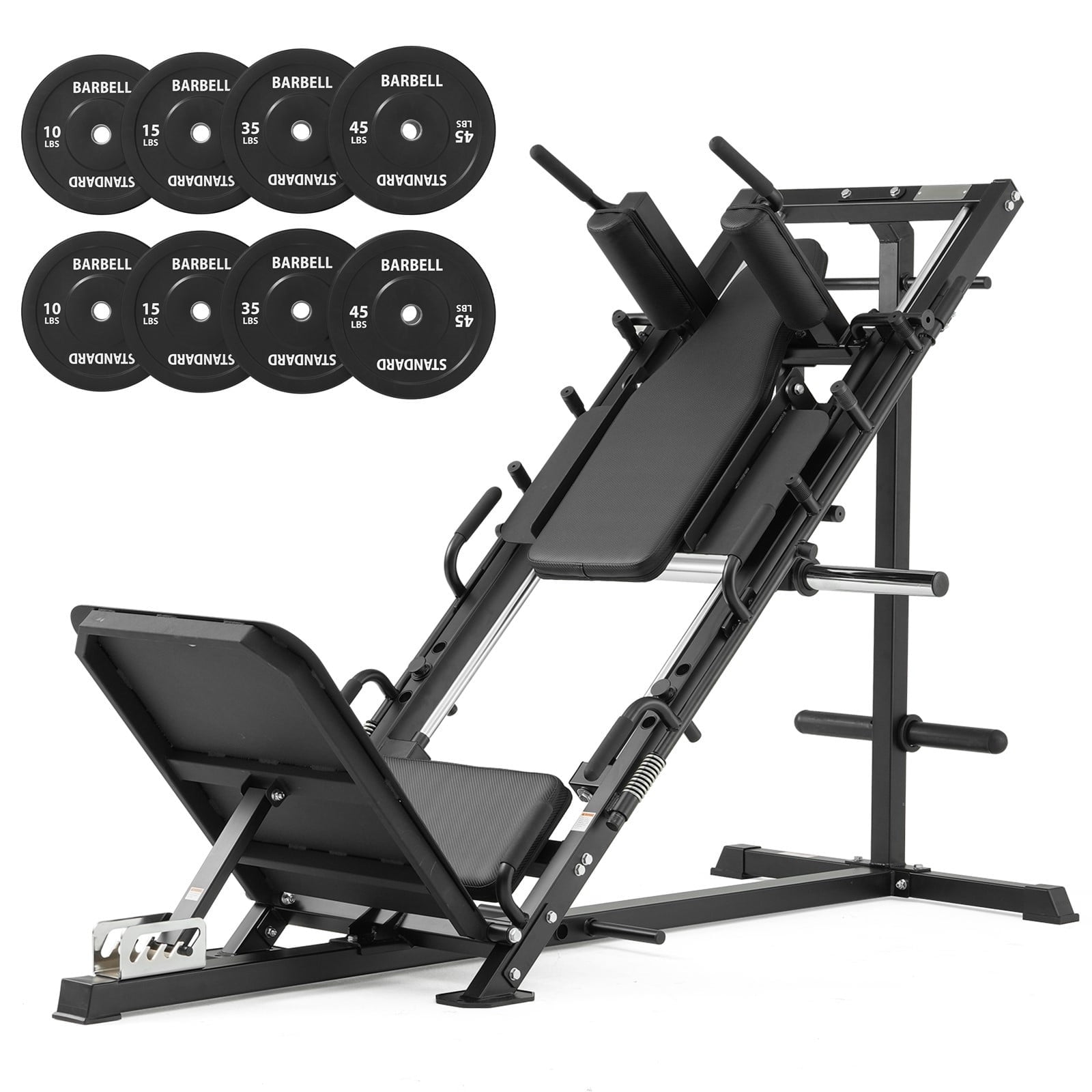 Syedee Multifunctional Leg Press Hack Squat Machine, Weightlifting ...