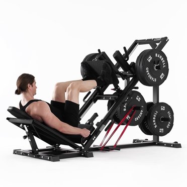 BalanceFrom Commercial Grade Plate Loaded Adjustable Leg Press Machine ...