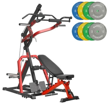 Syedee Home Gym Station, Workout Station with 150LBS Weight Stack, Home ...