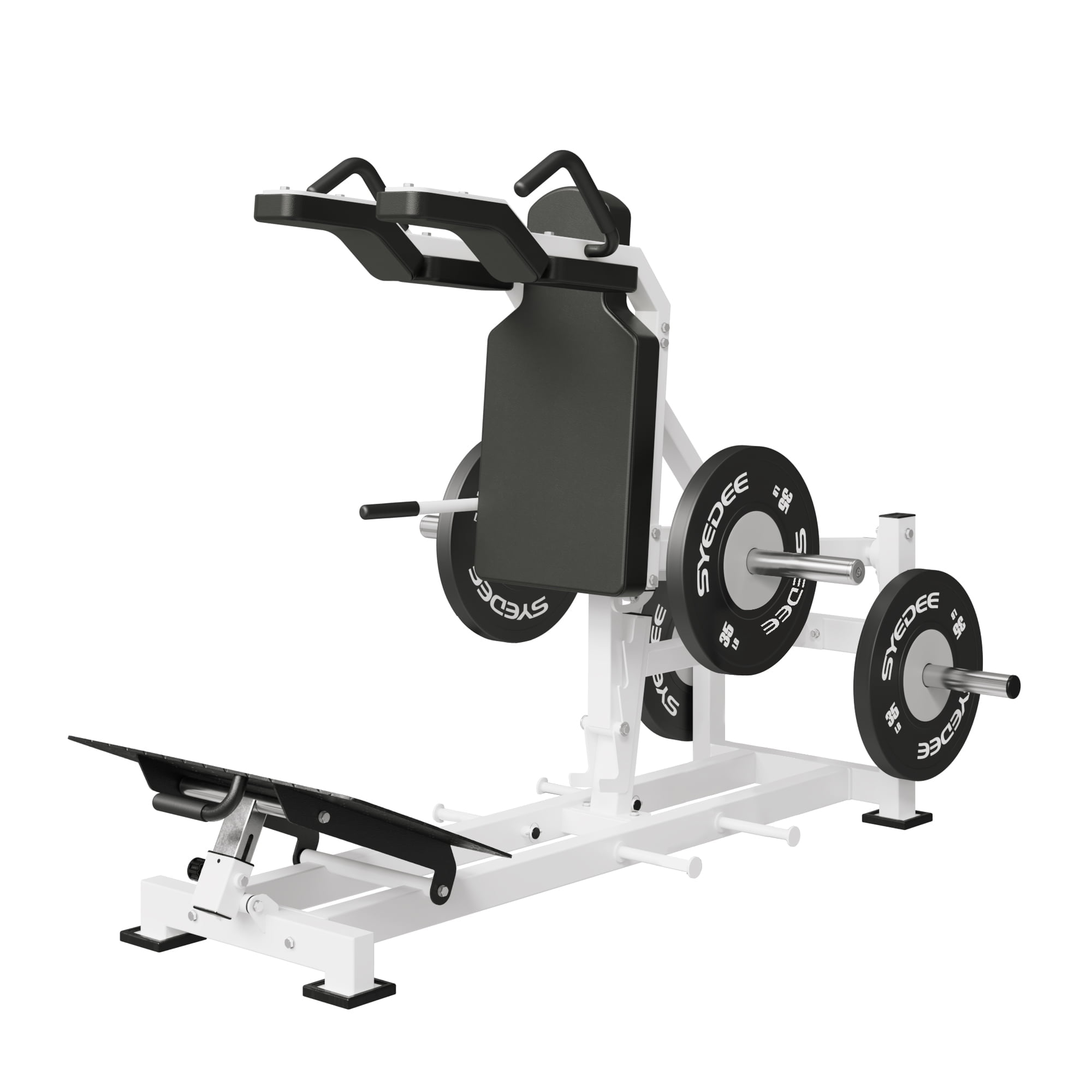 Syedee Home Gym Equipment: Hack Squat Machine, Plate Loaded, 1000lbs ...