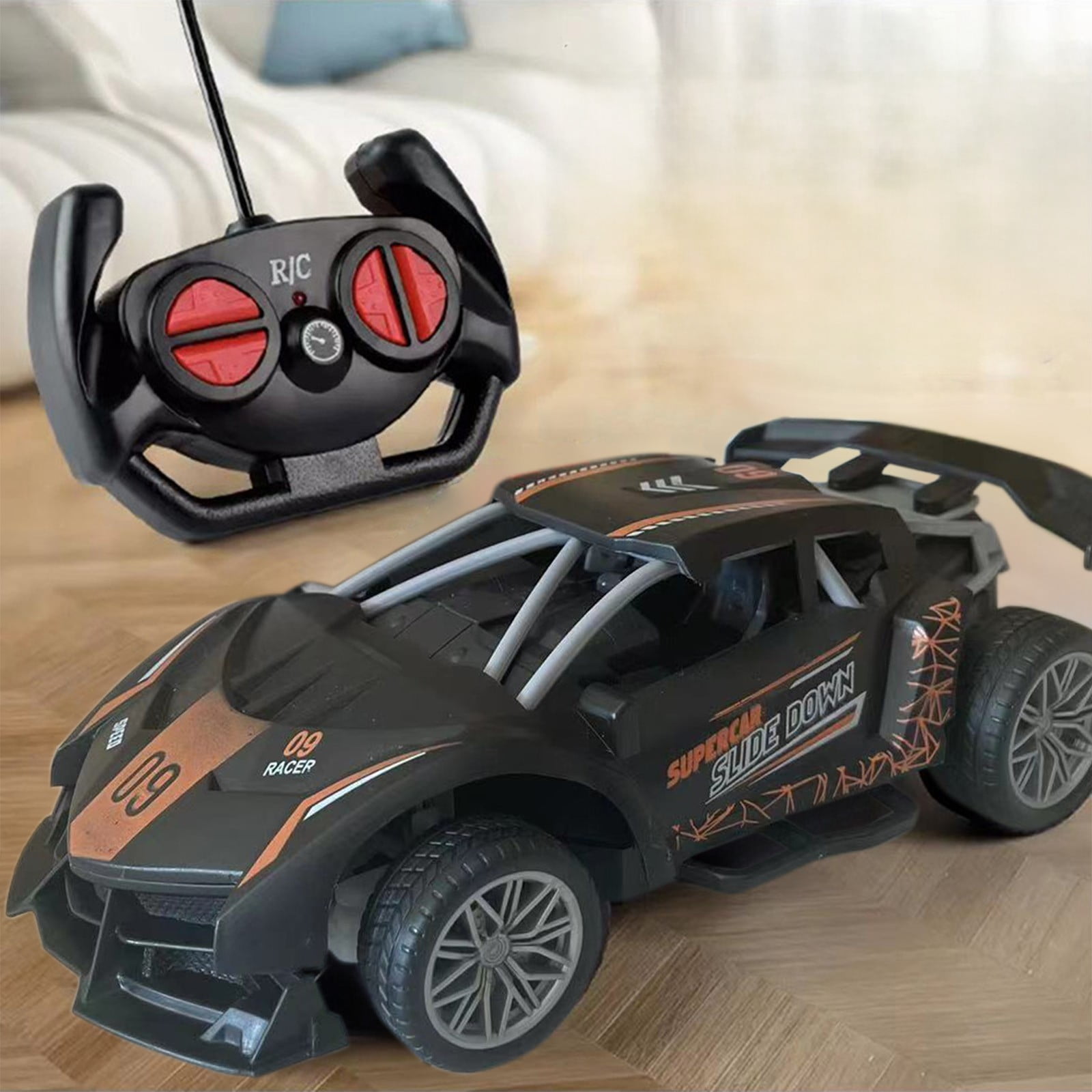 syligr 4WD RC Stunt Car with Skeleton Frame, Remote Control Off-Road ...