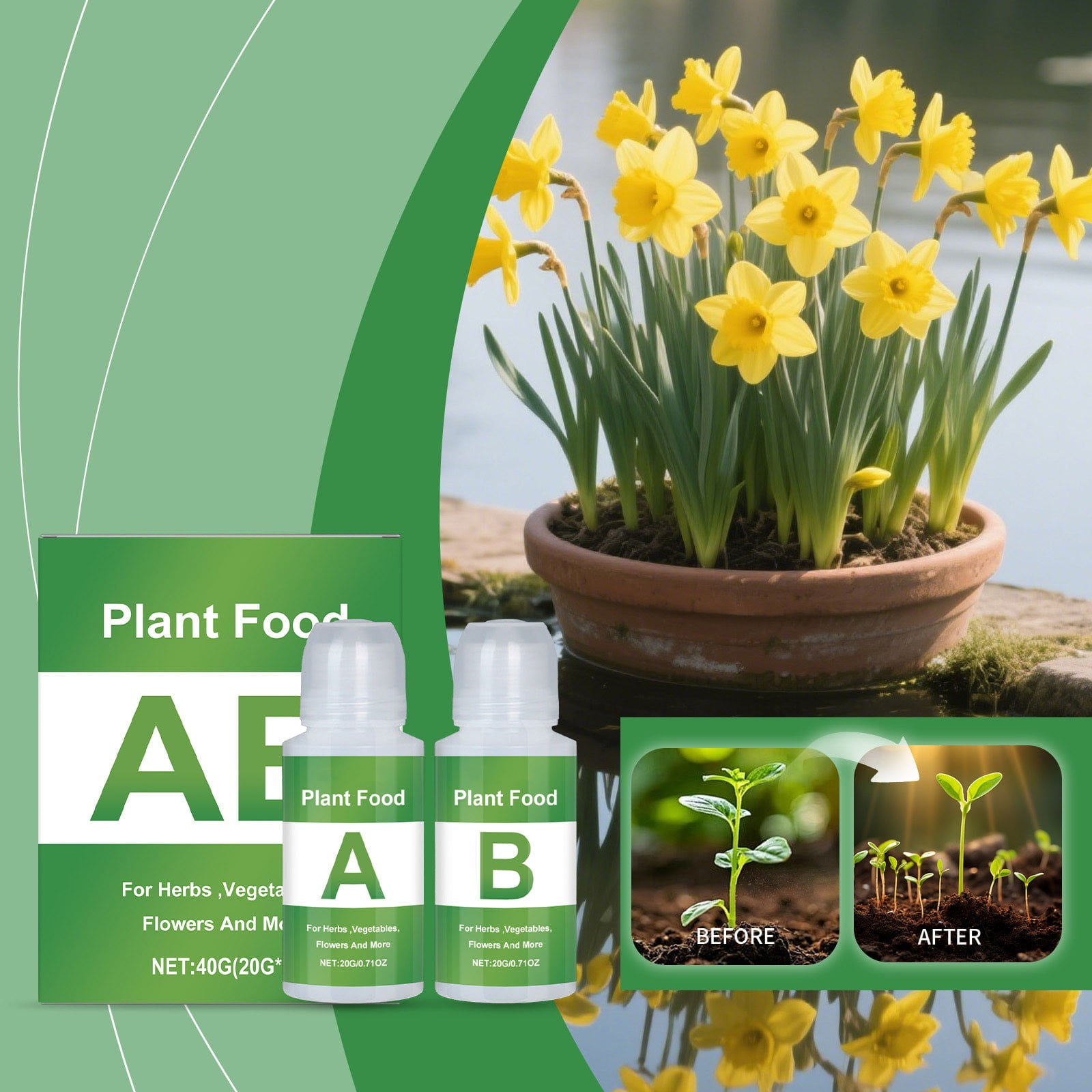 syligr AB Agent Soilless Cultivation Nutrient Powder for Hydroponic ...