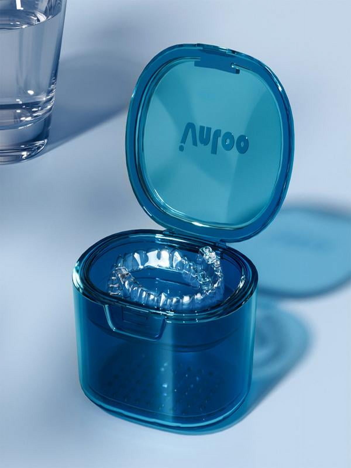 syligr Denture Bath Case, Denture Cup Soaking Holder False Teeth ...