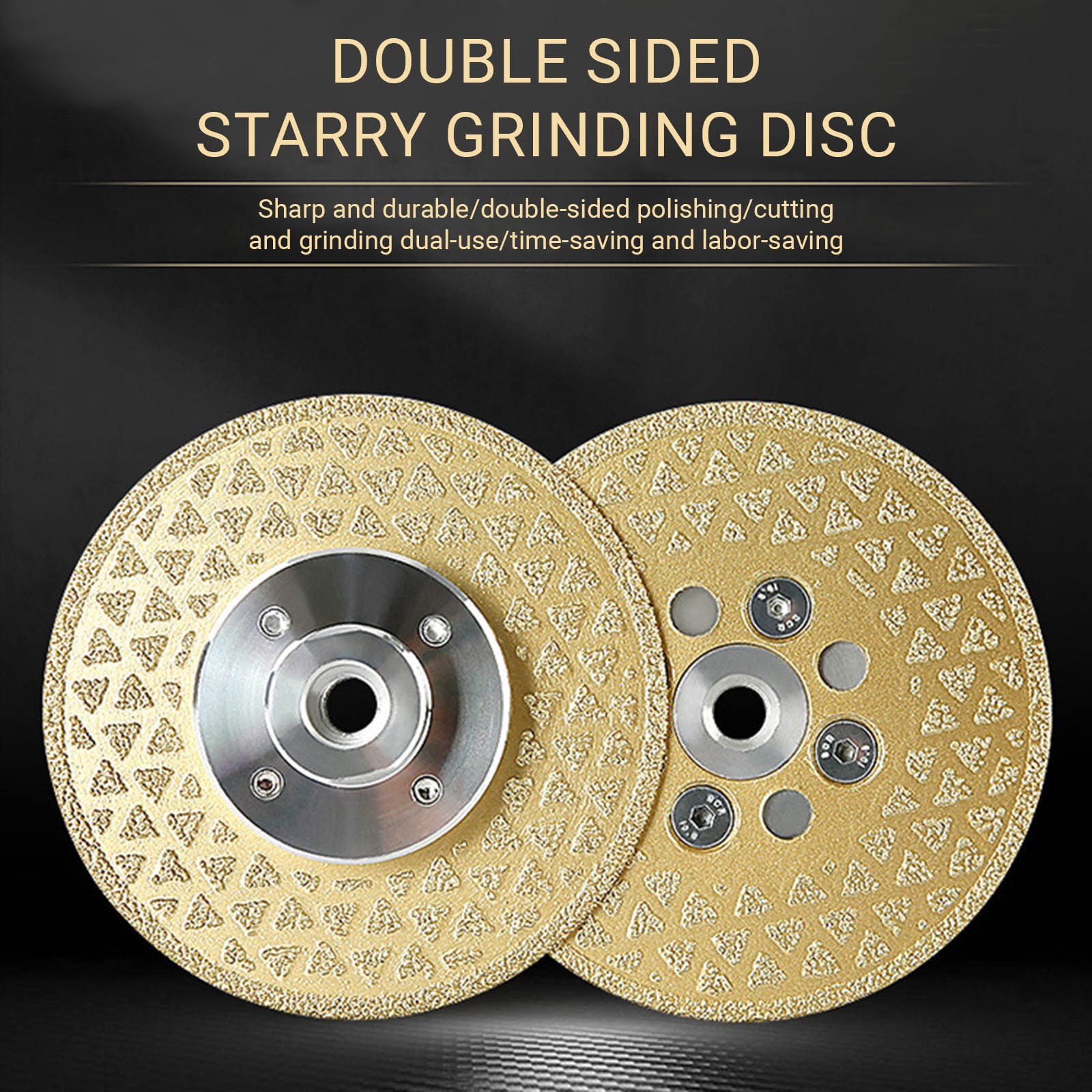 syligr Double Sided Angle Grinder Disc for Stone Renovation, Concrete ...