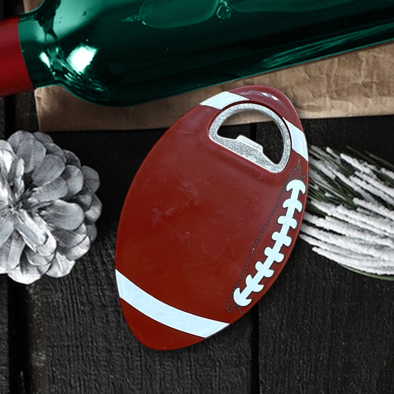 syligr Football Shaped Bottle Opener - Metal Beer Cap Lifter, Sports ...
