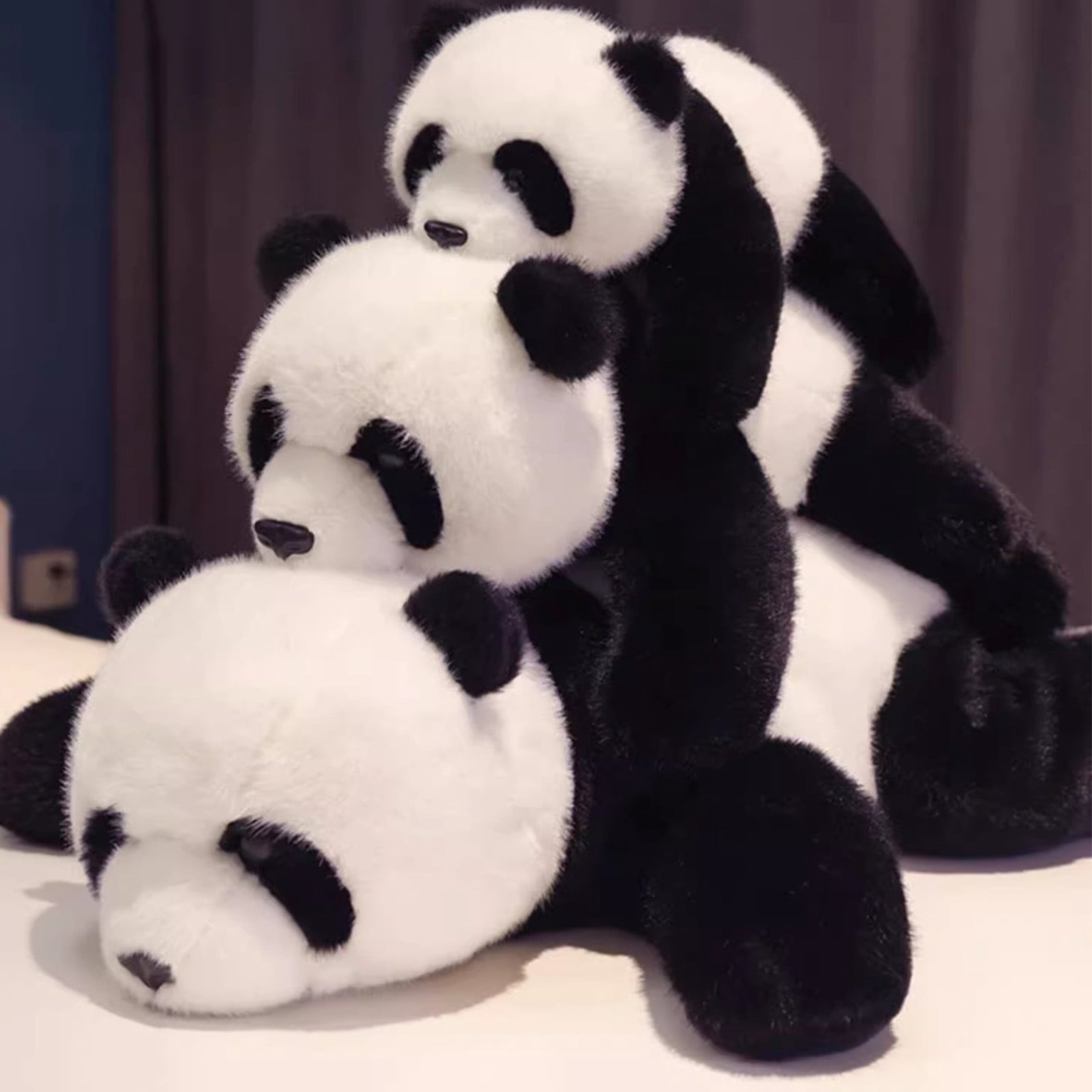 syligr Lifelike Giant Panda Plush 12 Inch Realistic Stuffed Animal for ...