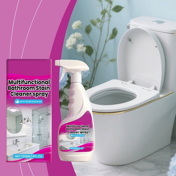 syligr Multifunctional Bathroom Stain Cleaner Spray 120ml, Limescale ...