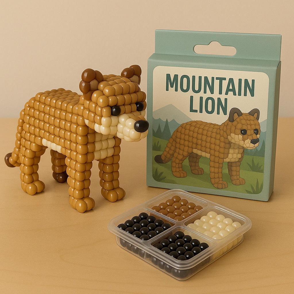 syligr National Park Bead Craft Kit Yellowstone Wildlife Bison Bear ...