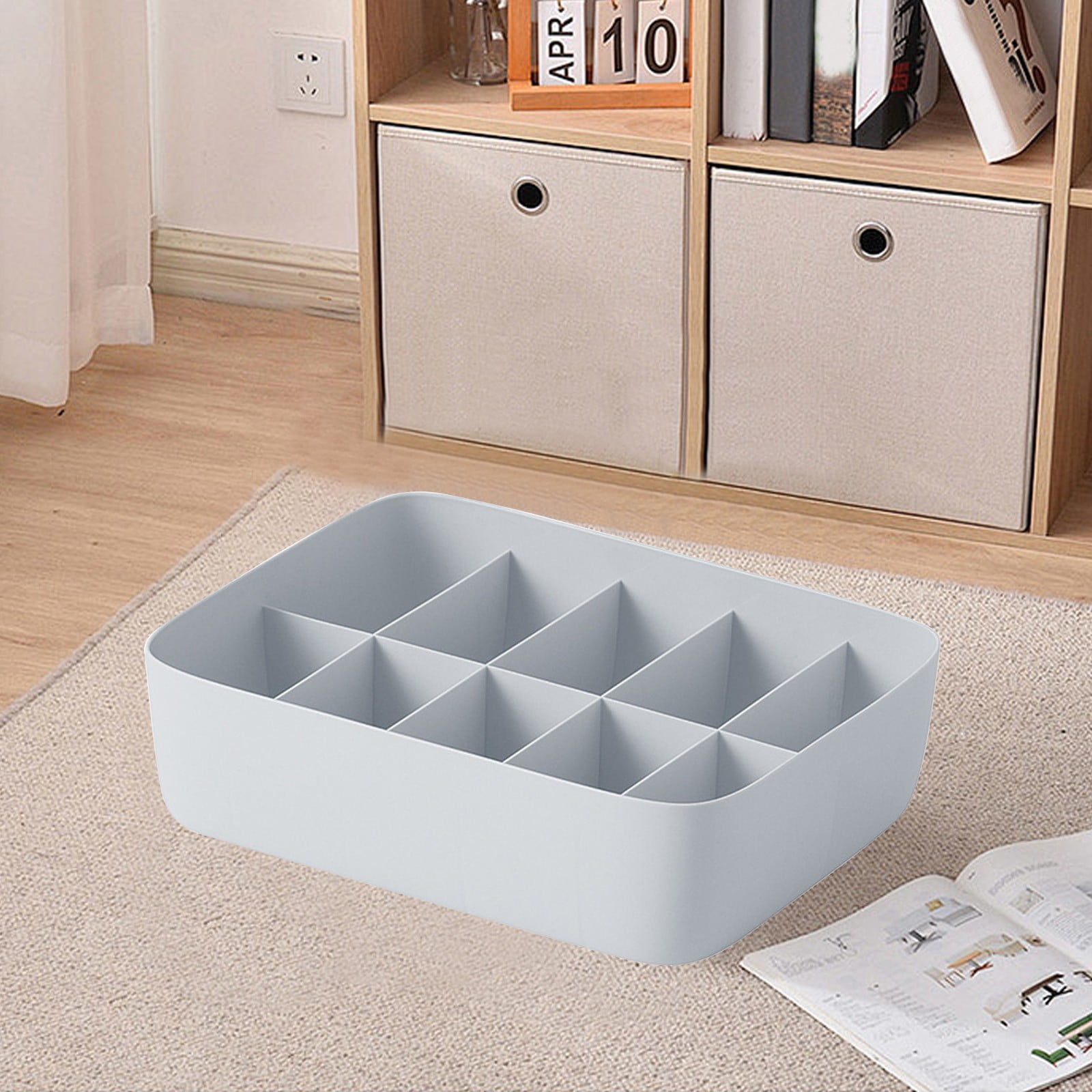 syligr Plastic Underwear Organizer Box - Drawer Storage Container for ...