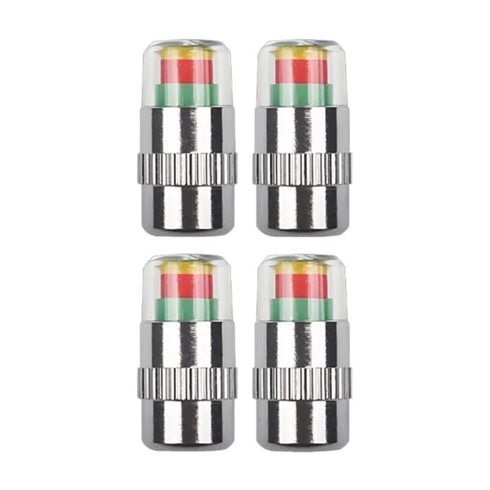 syligr Stainless Steel Tire Pressure Monitor Caps 4 Pack Visual ...